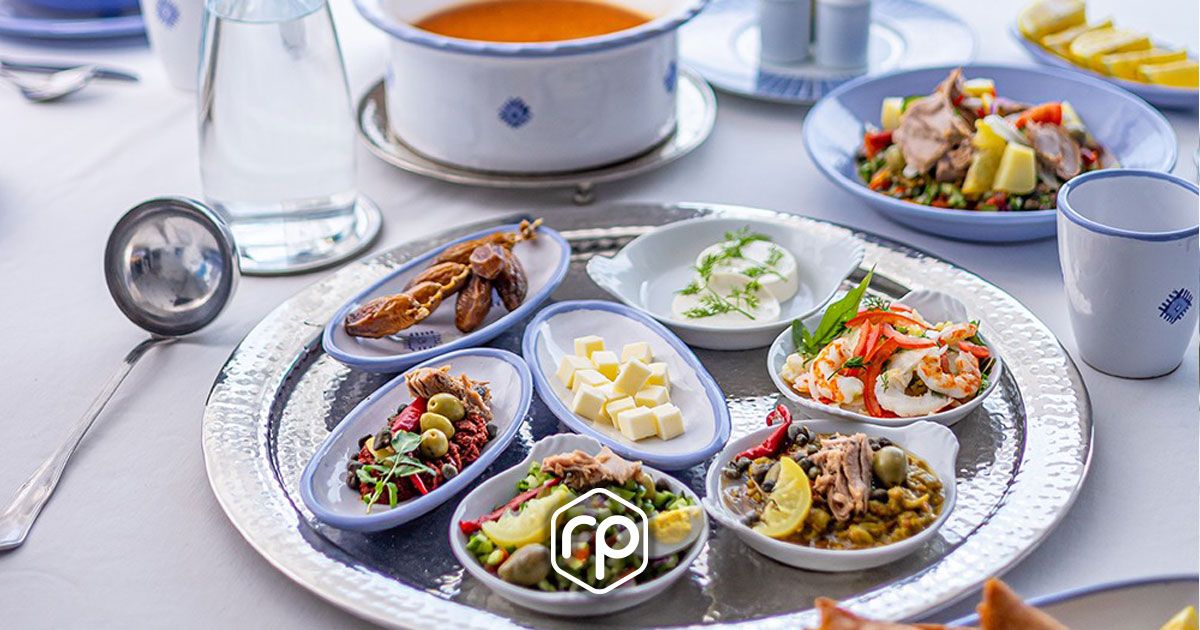 Menu Iftar au restaurant Dar Zarrouk